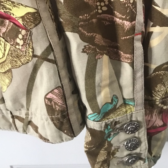 Oilily | Jackets & Coats | Oilily Cotton Linen Floral Jean Jacket 4 ...